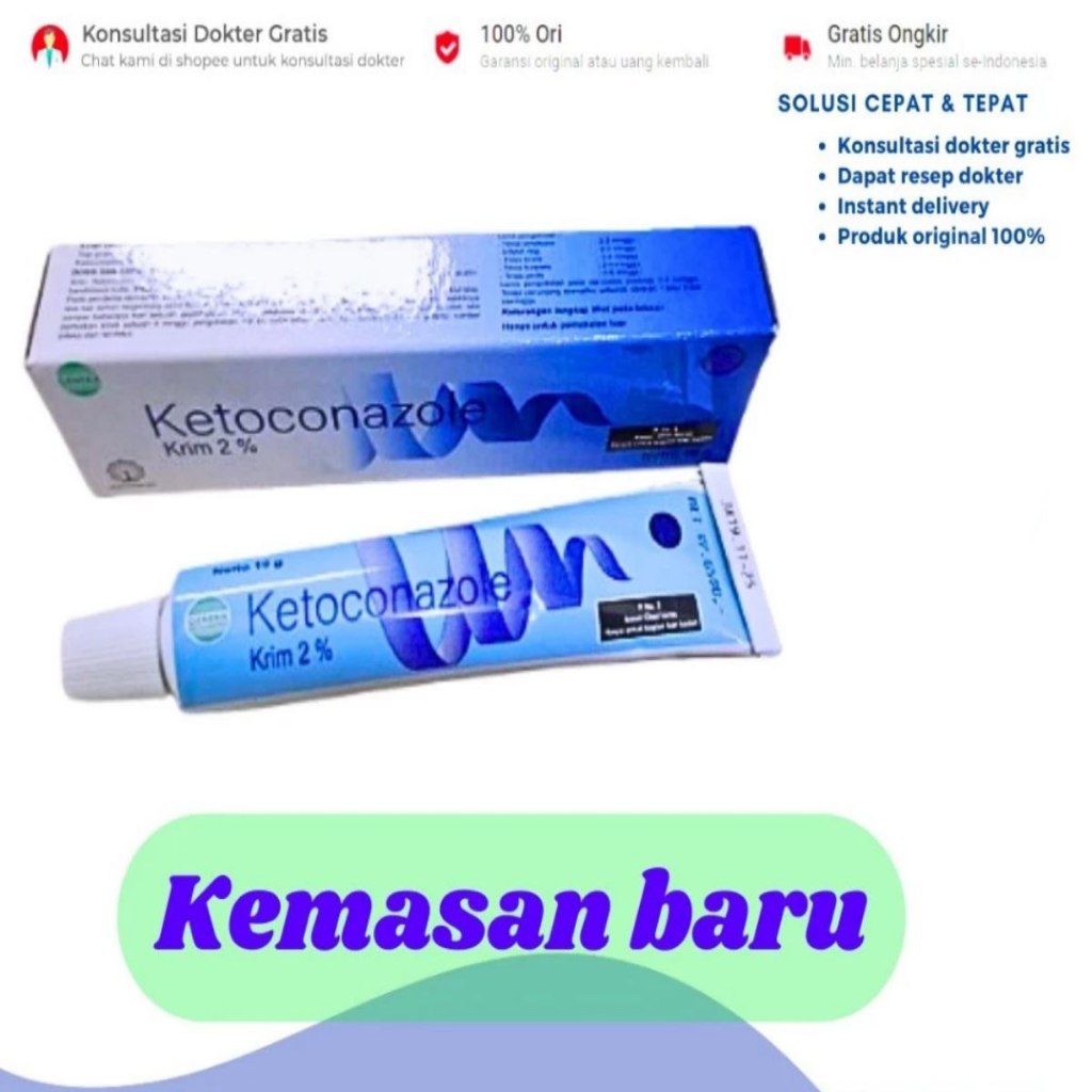 Jual Ketoconazole 2% cream 10gr Salep Anti Jamur | Shopee Indonesia