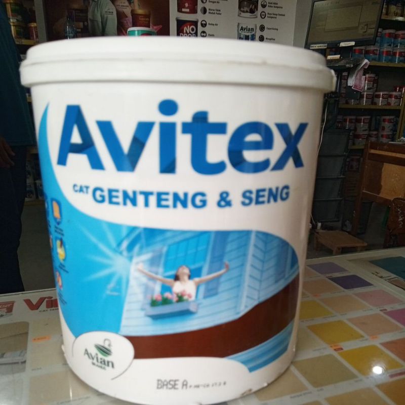 Jual Cat genteng avitex 4kilo avian brand | Shopee Indonesia