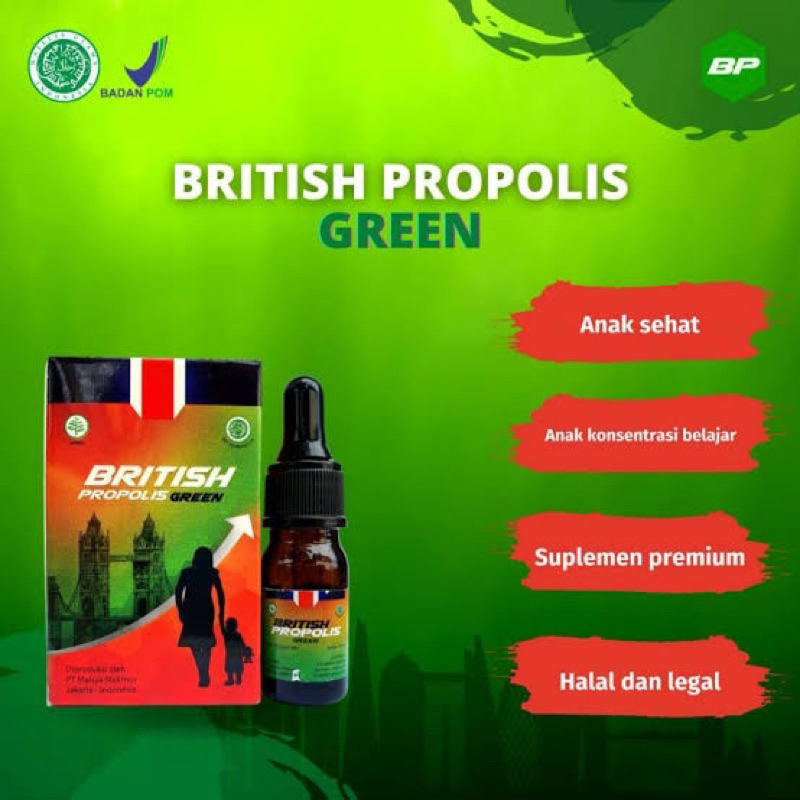 Jual BRITISH PROPOLIS GREEN 6 ML | Shopee Indonesia