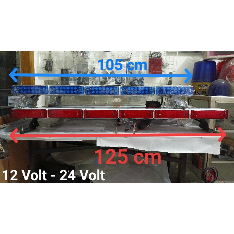 Jual NEW P:125cm 12 Volt / 24 Volt LAMPU LED AMBULAN AMBULANCE ROTATOR ...