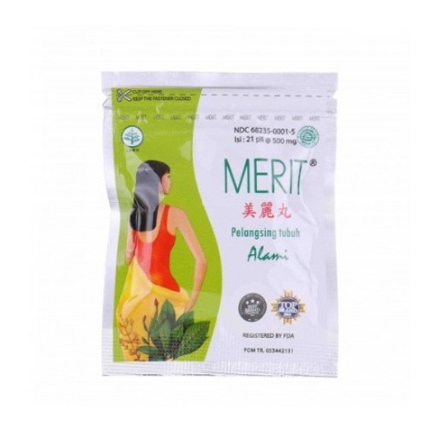 Jual Merit Body Slimming Sachet 21 Pil | Shopee Indonesia