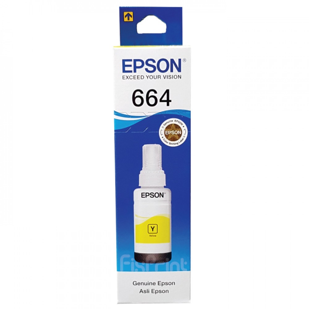 Jual Tinta Epson 664 Original Yellow L100/L110/L120/L200/L220/L310/L360 | Shopee Indonesia