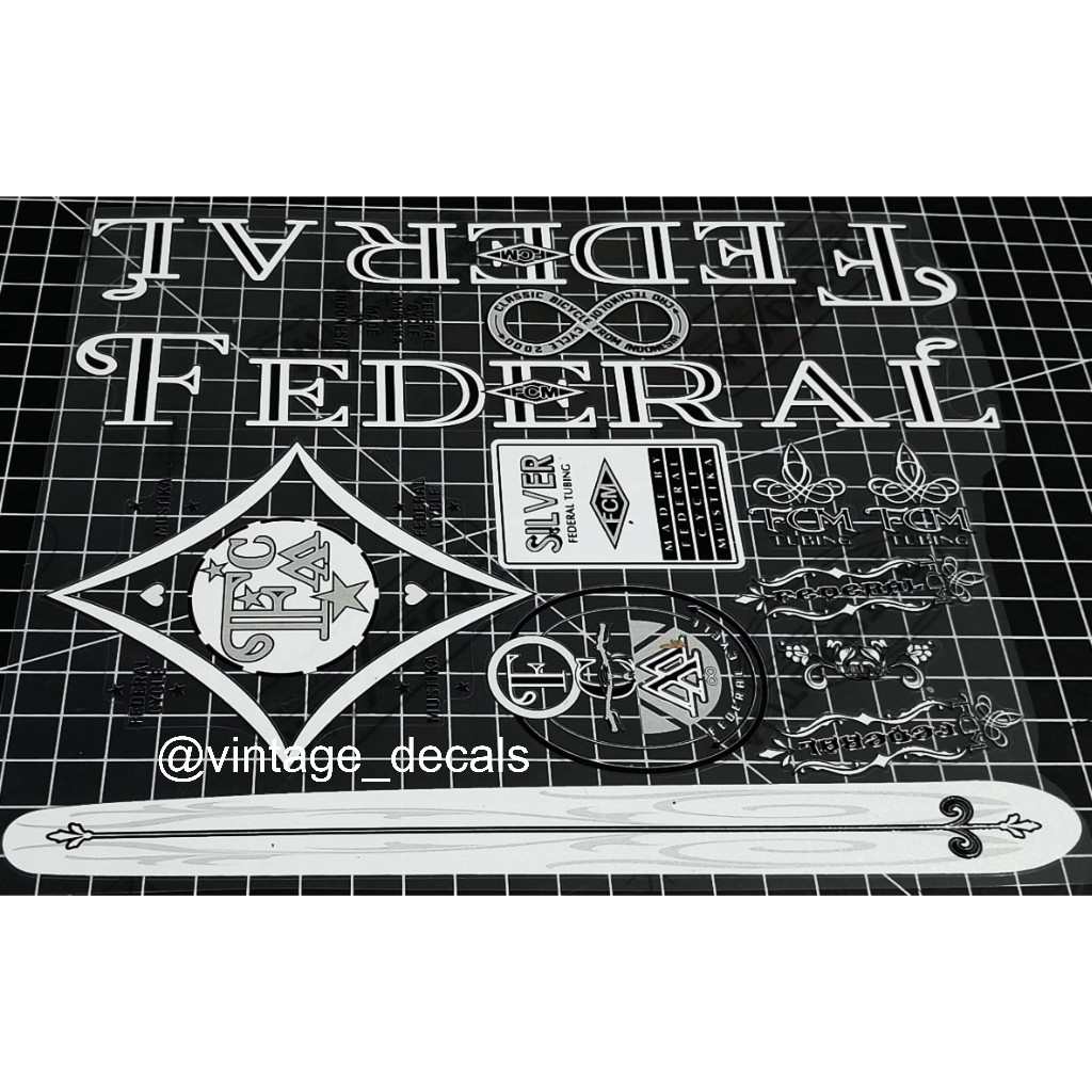 Jual sticker decals Federal custom Rivendell bicycle RBW | Shopee Indonesia