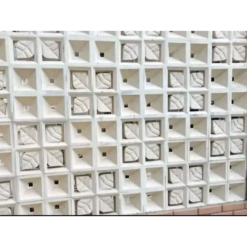 Jual roster beton minimalis ukuran 20x20 parian warna putih abu ...