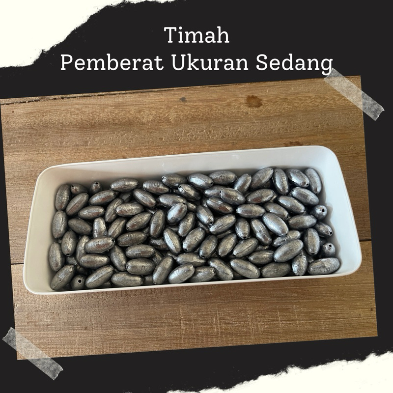 Jual Pemberat pancing paketan serba 10rb isi 10 ukuran sedang | Shopee ...