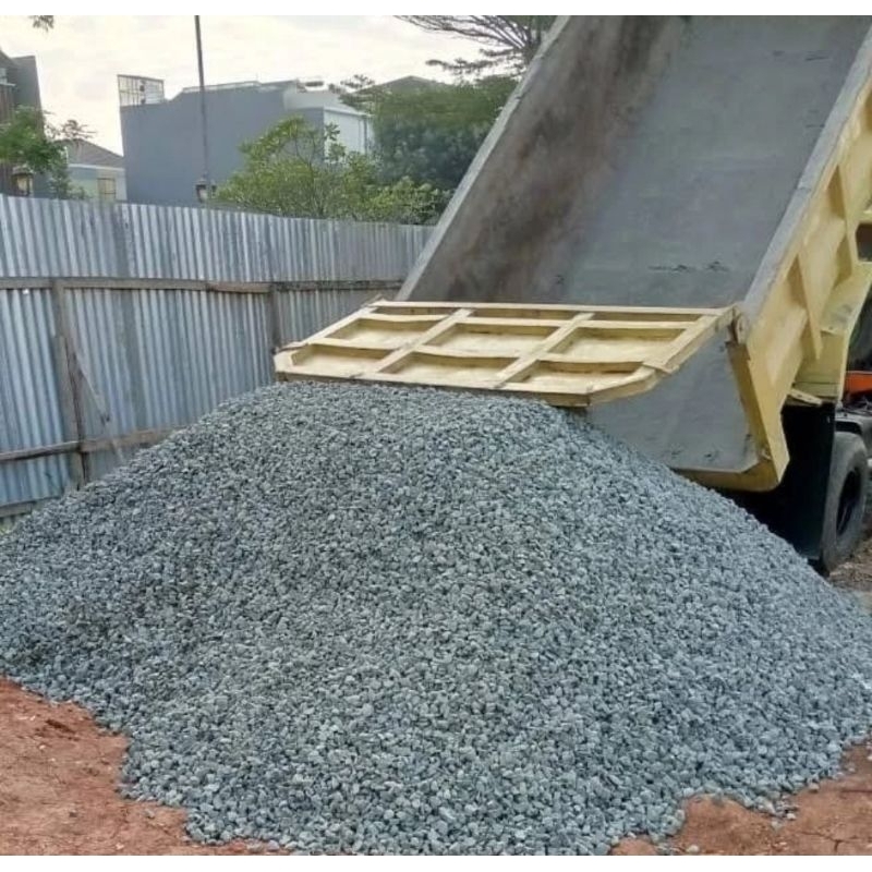 Jual Batu Split ukuran 1:2 dan 2:3 muatan 5 kubik | Shopee Indonesia