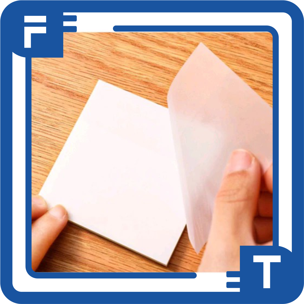 Jual FT 50*75 75*75 70*95mm Sticky Notes Transparan 50 lembar Tahan Air ...