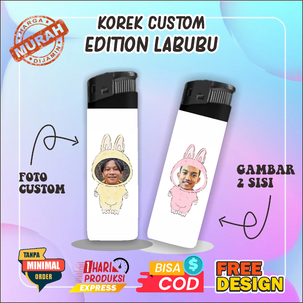 Jual KOREK API CUSTOM LABUBU / KOREK API UNIK / KOREK API CUSTOM FOTO ...
