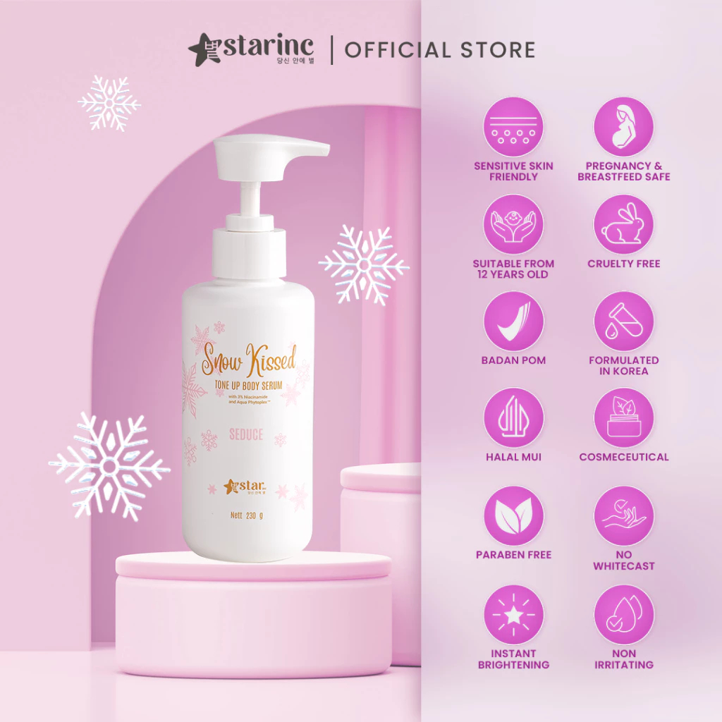 Jual Instant Tone Up Body Serum Snow Kissed Seduce STARINC 230g ...