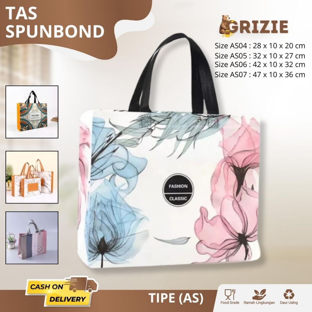 Jual Tas Spunbond / Goodie Bag Spunbond / Spoundbond Bag / Tas Belanja ...