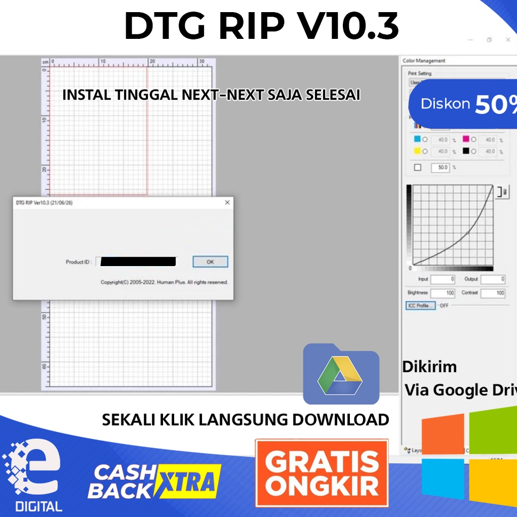 Jual Software Acrorip 10.3/DTGRIP 10.3 untuk DTF/DTG dan UV printer ...