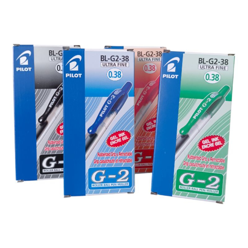 Jual Pulpen Gel PILOT G2 0.38 Ultra Fine (1Pak/12Pcs) | Shopee Indonesia
