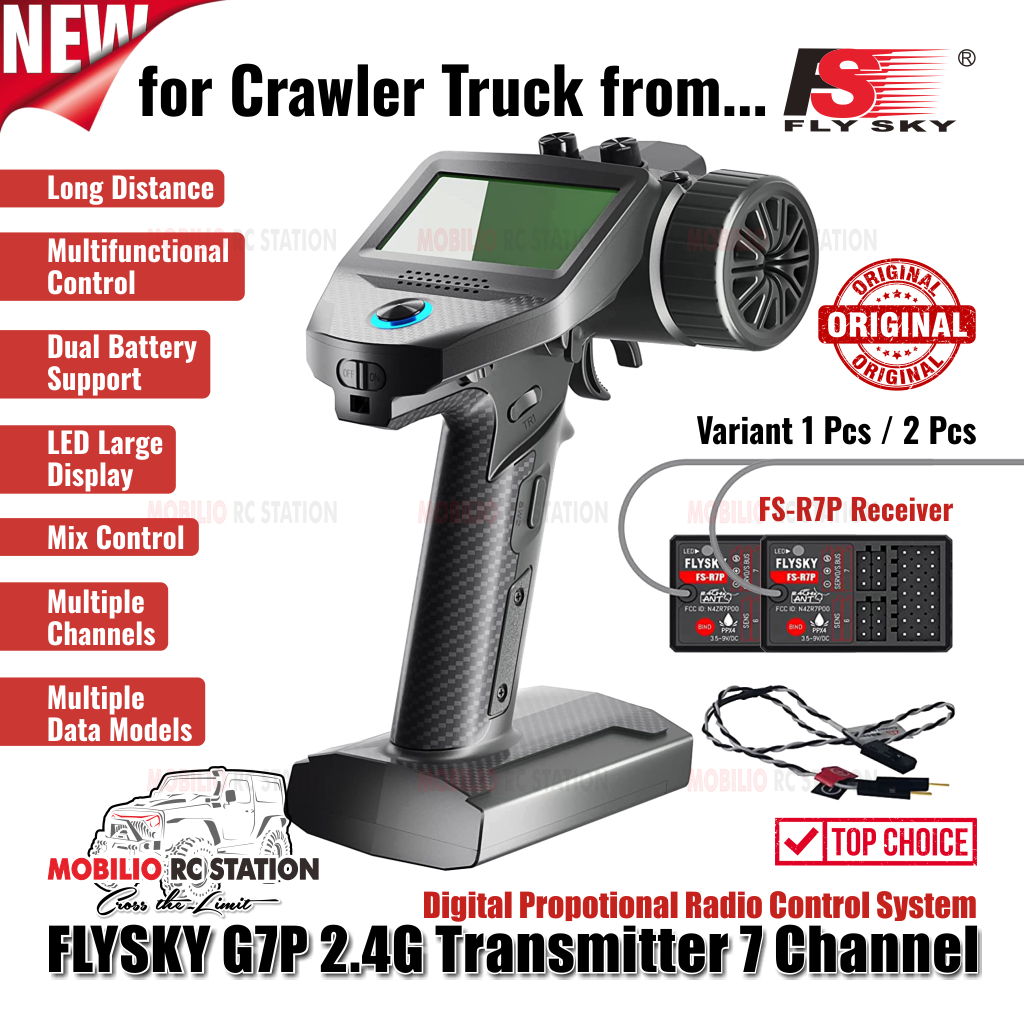 Jual Flysky FS-G7P RC Transmitter 2.4 Ghz Remote Controller for Rc ...