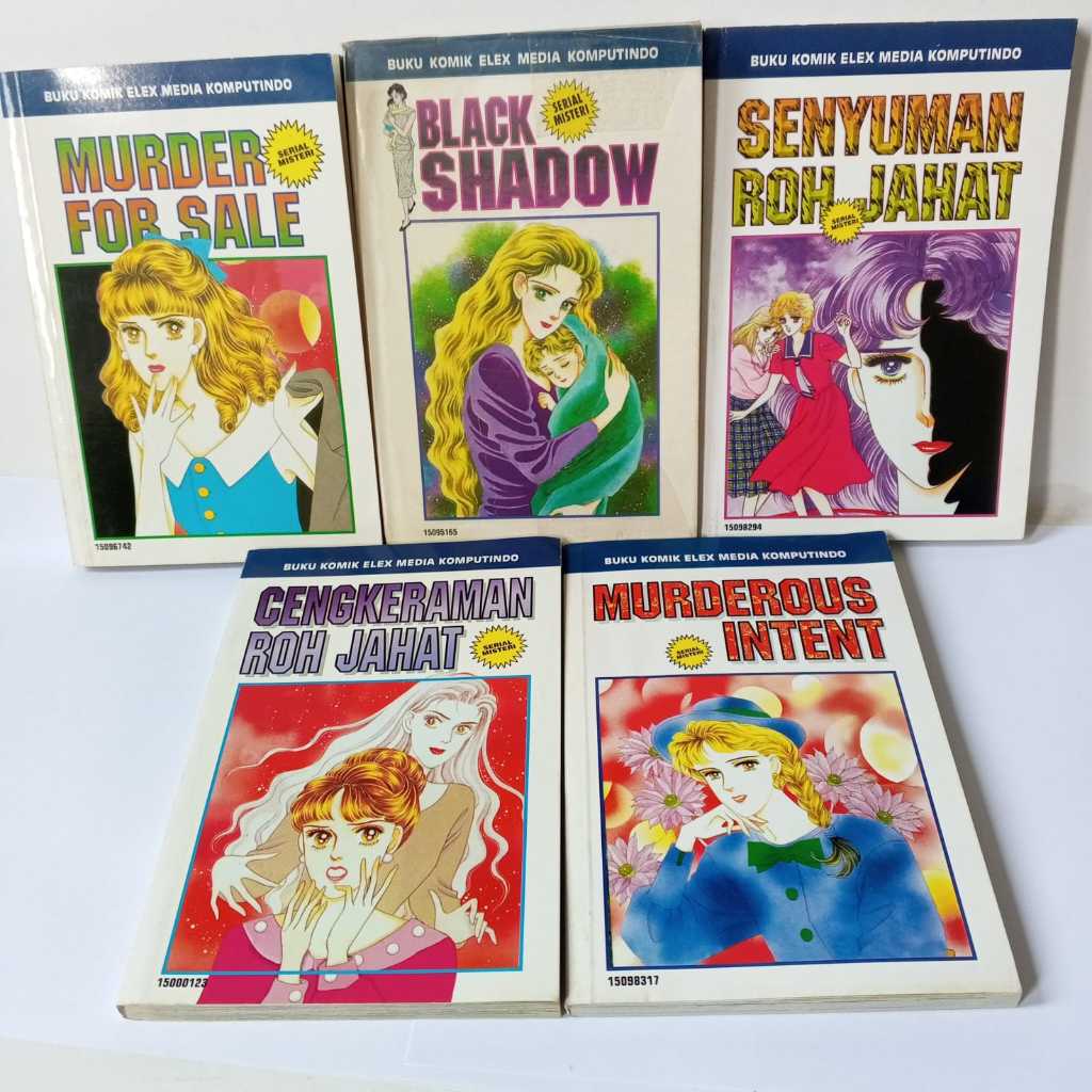 Jual Original Komik serial misteri Chikako Kikukawa Murder for sale black shadow senyuman roh ...