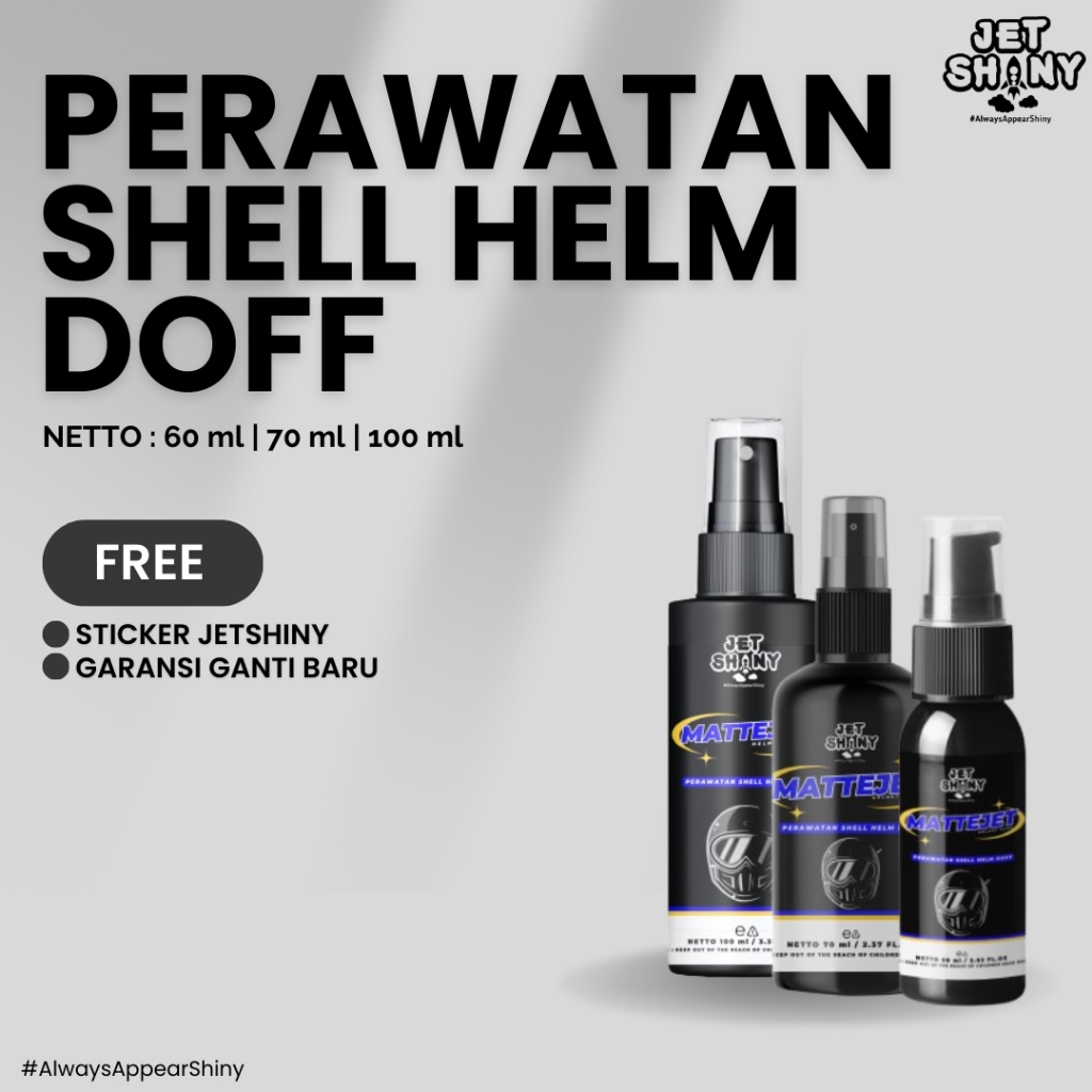 Jual Jet Shiny MatteJet Helmet Care | Proteksi dan Perawatan Shell Helm ...
