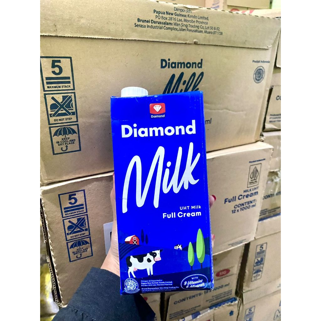 Jual Diamond Uht Milk Full Cream 1Lt | Shopee Indonesia
