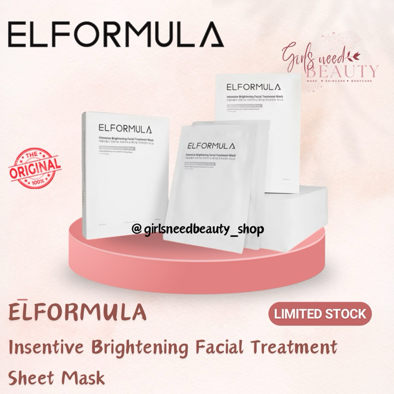 Jual Elformula Insentive Brightening Facial Treatment Sheet Mask ...