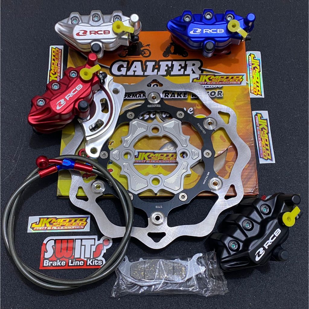 Jual PAKET MURAH !! KALIPER + BREKET + DISK GALFER 260mm RCB S SERIES ...