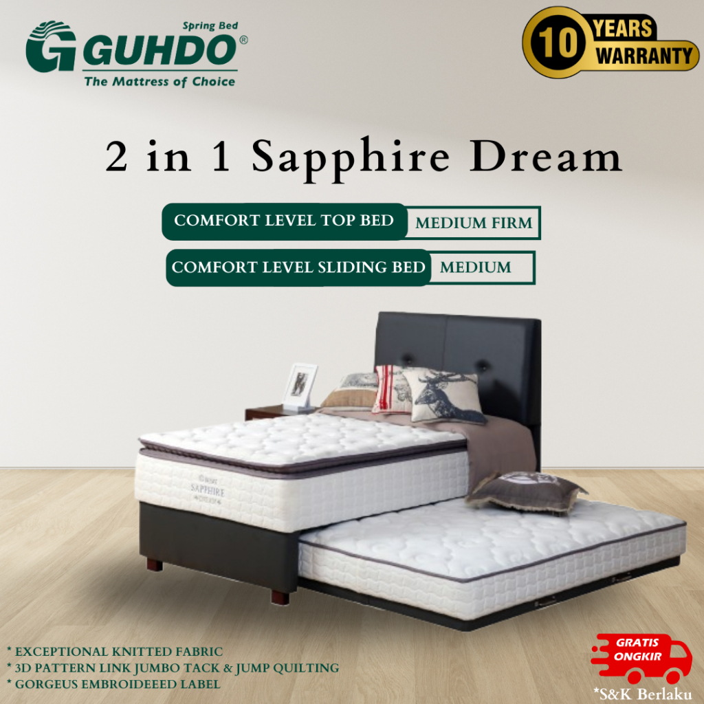 Jual GUHDO Kasur 2 in 1 Sapphire Dream (HANYA KASUR) | Shopee Indonesia