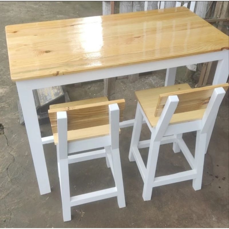 Jual MEJA MAKAN | Meja caffe | Meja restauran satu set | Shopee Indonesia