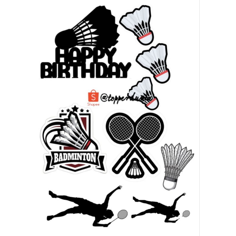 Jual Topper BADMINTON/bulu tangkis custom | Shopee Indonesia