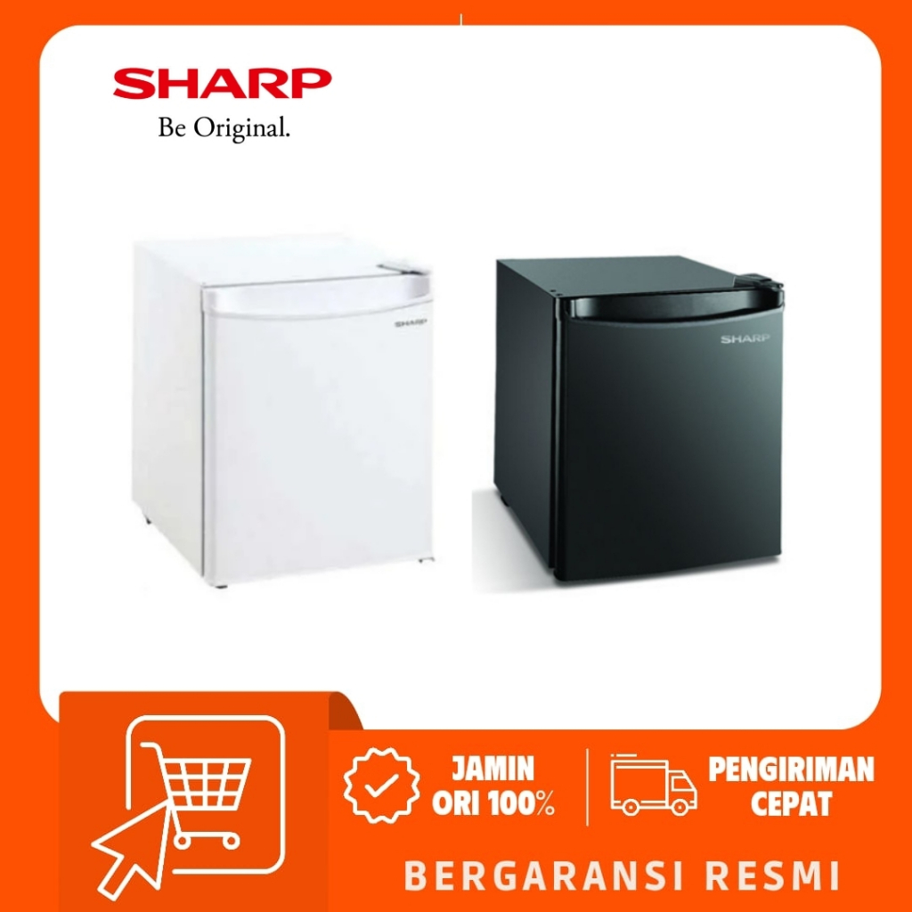 Jual SHARP Mini Bar Kulkas Portable SJ-50MB-XW | Shopee Indonesia