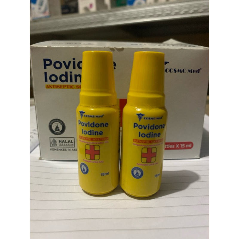 Jual Povidone Iodine 15 ML CosmoMed. | Shopee Indonesia