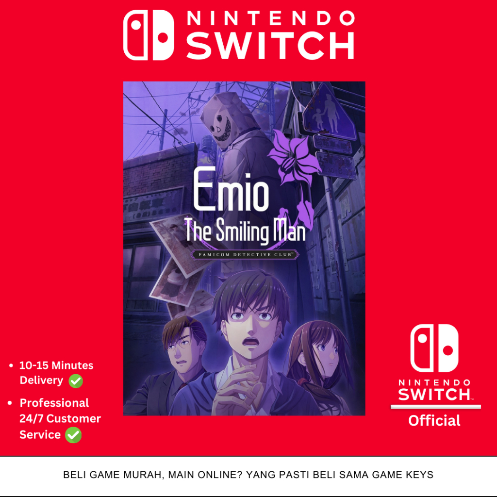 Jual Emio The Smiling Man: Famicom Detective | Nintendo Switch | Shopee ...