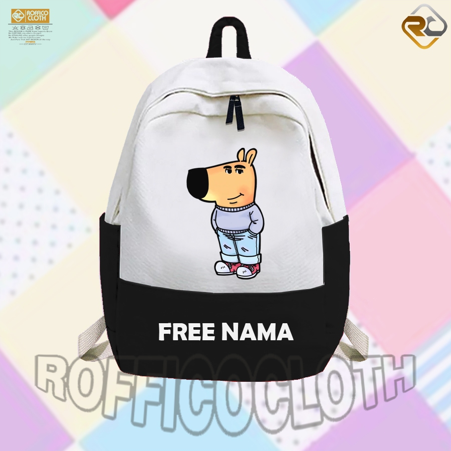 Jual TAS RANSEL ANAK TAS SEKOLAH ANAK KARAKTER SMELL GUY MEME FREE ...