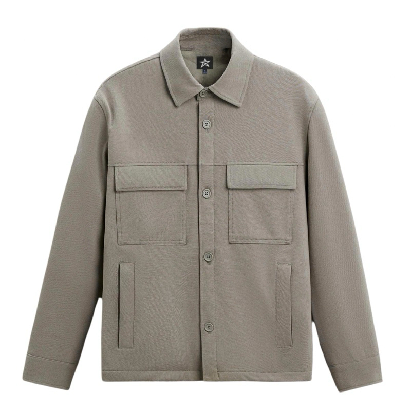 Jual Sai - Clocks Jacket Boxy Canvaz Outer Pria Polos | Shopee Indonesia