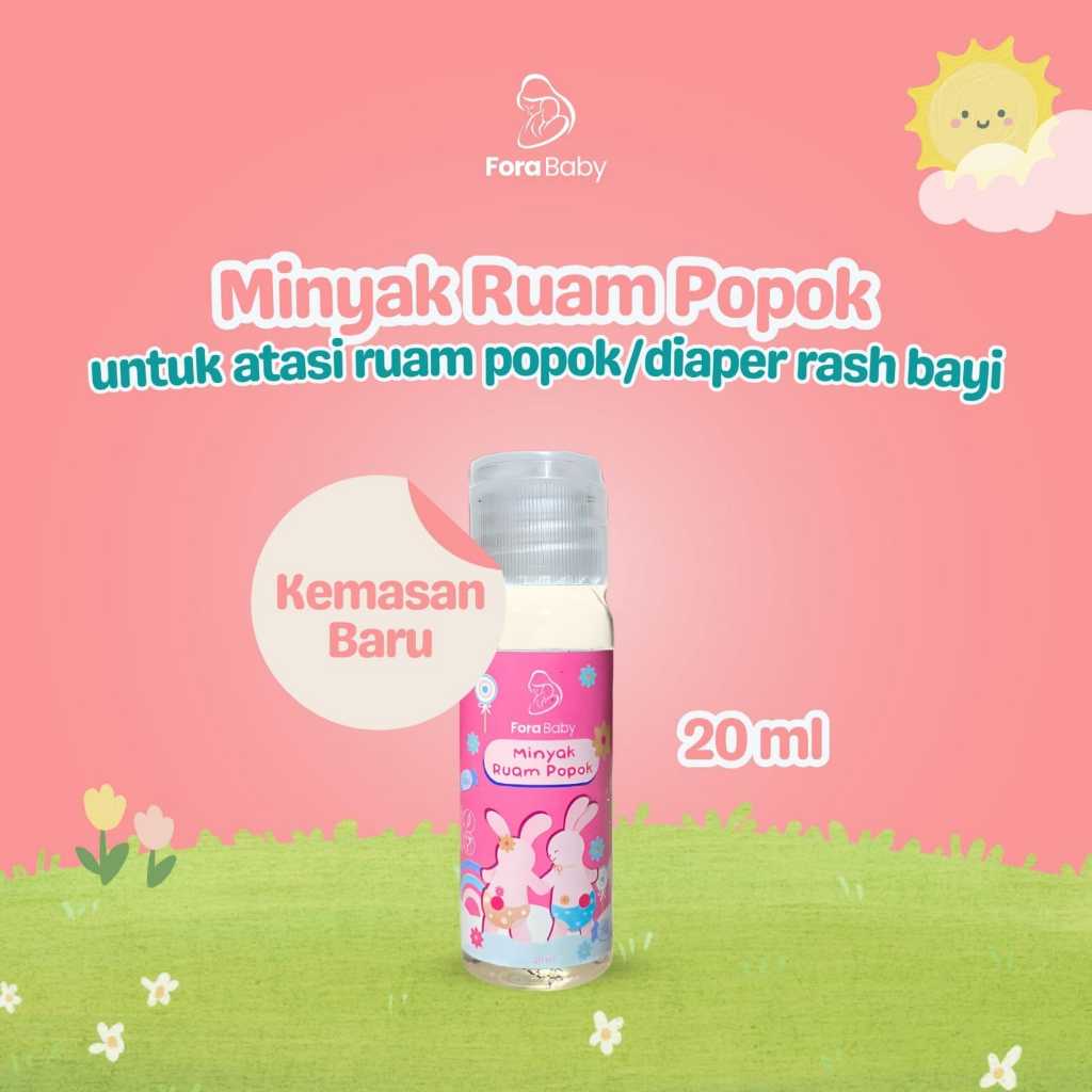 Jual Fora Baby Diaper Rash Oil 20ml Minyak Ruam Popok Pencegah Iritas ...