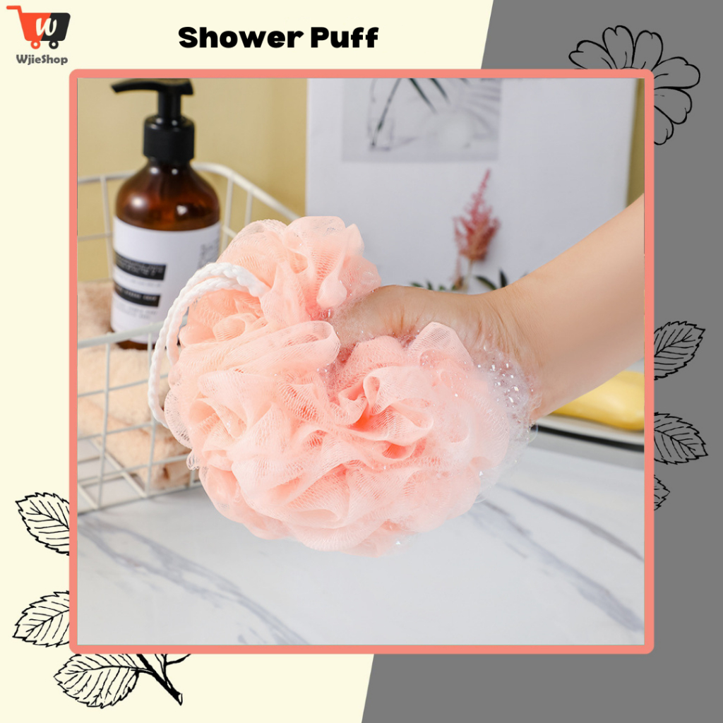 Jual Shower Puff Spons Mandi Sponge Busa Bulat | Shopee Indonesia