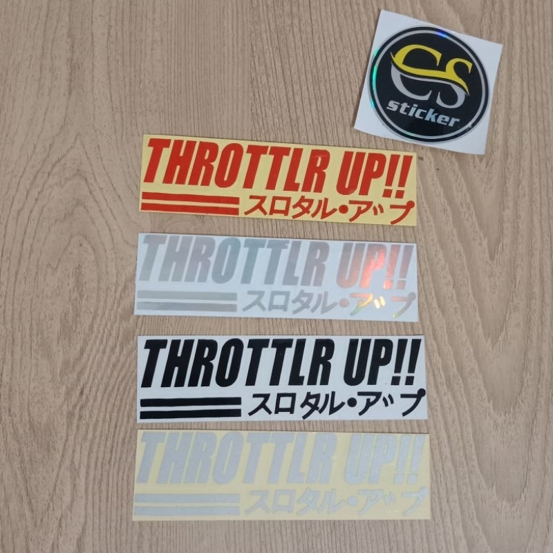 Jual STIKER THROTTLR UP KANJI JEPANG CUTTING STIKER CUTTING MOTOR ...