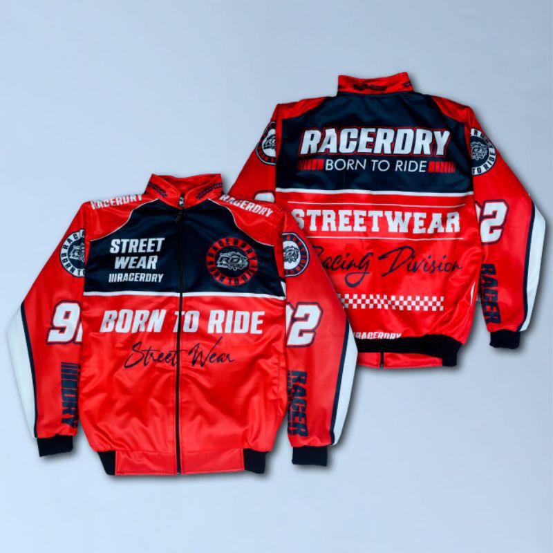 Jual Nascar Jacket Racing Jaket Varsity Pria Wanita Original Racerdry Jaket Motor | Shopee Indonesia