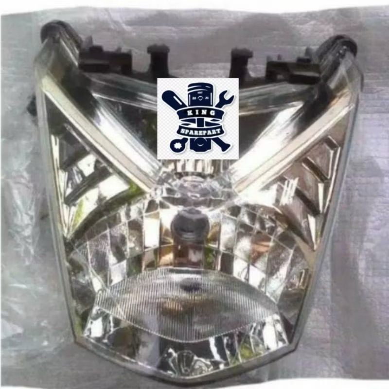 Jual reflektor depan honda beat fi 2013-2016 / lampu depan beat fi ...