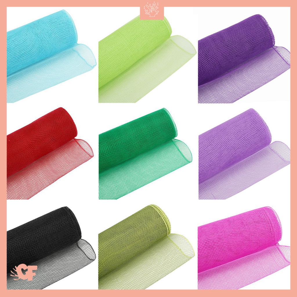 Jual (1 Roll) Flower Wrapping Jaring Polynet Korea Polynett Wrapping ...