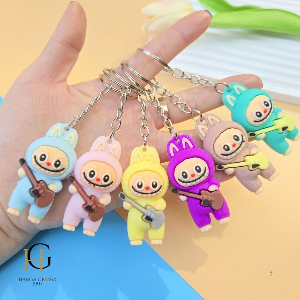 Jual KEYCHAIN KEYRING TERJANGKAU LUCU GANTUNGAN KUNCI LABUBU FULLBODY ...