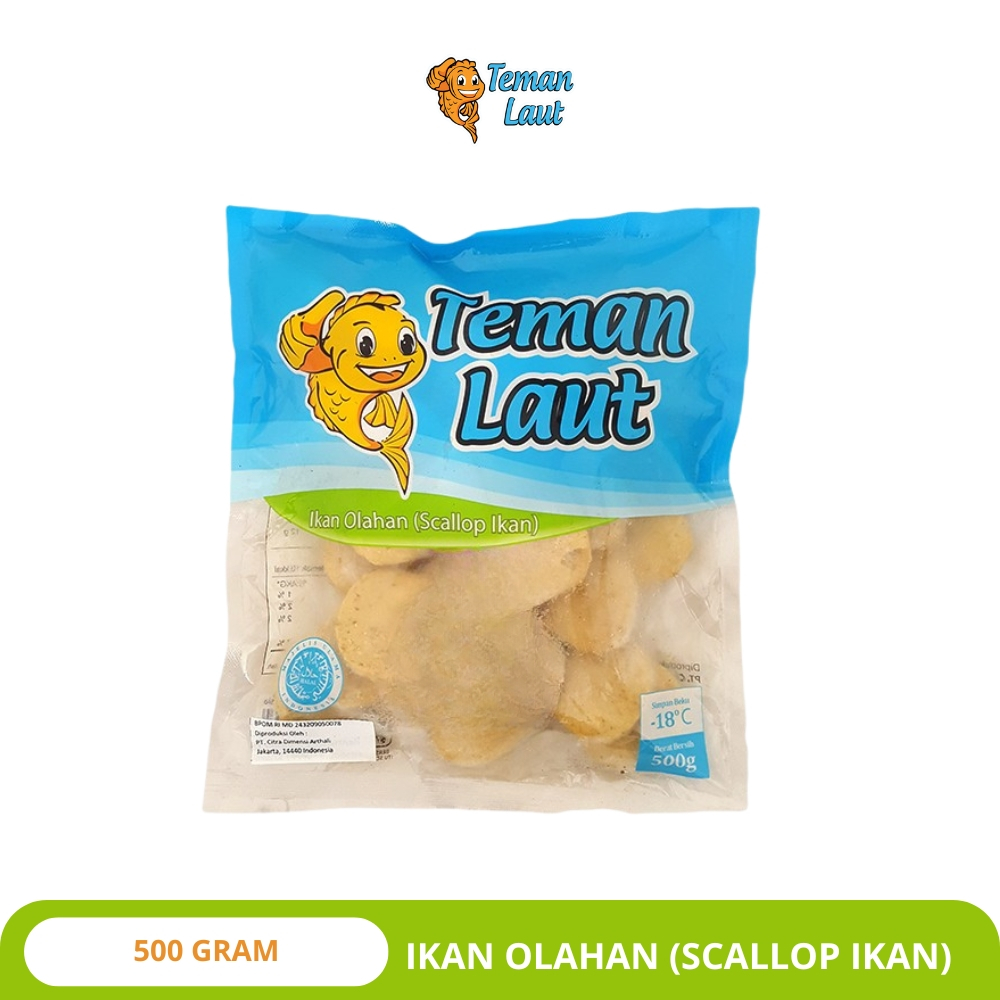 Jual TEMAN LAUT - Ikan Olahan (Fish Scallop) - 500 GRAM | Shopee Indonesia