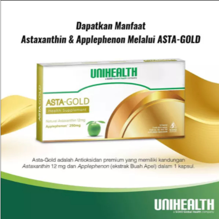 Jual Asta Gold Herbal Astaxanthin 12mg | Shopee Indonesia