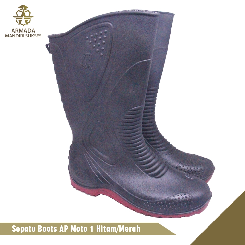 Jual Sepatu Boots AP Moto 1 HTM/MRH | Ap Moto Boots | Shopee Indonesia