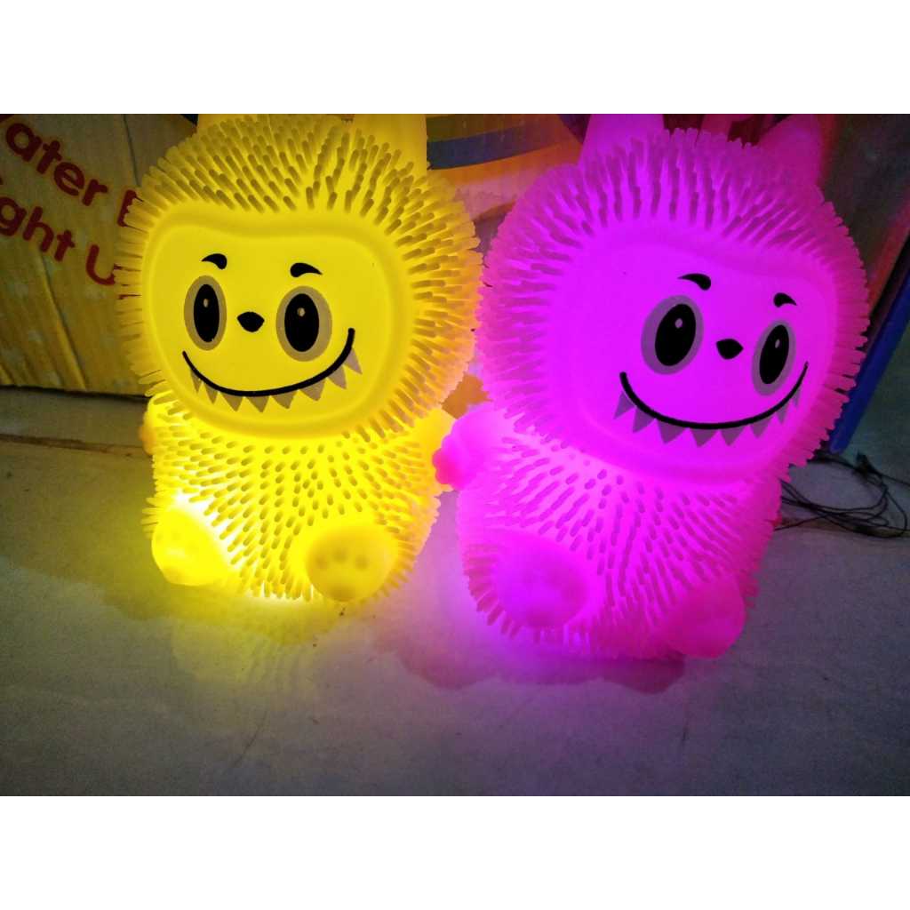 Jual Grosir!!Isi 24Pcs Yoyo Ubur Labubu Duduk Bisa Nyala/Mainan Ubur ...