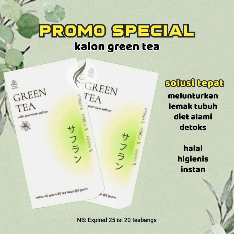 Jual ( PROMO SPECIAL 20 TEABAGS EXPIRED 2026 ) KALON GREEN TEA PREMIUM ...