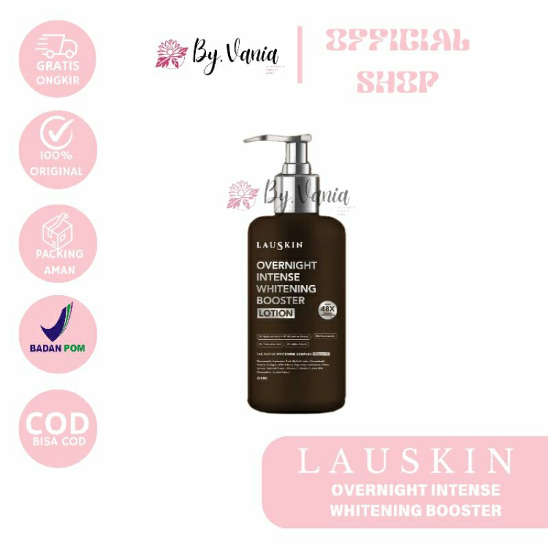 Jual Lauskin - BOTOL PUMP Lauskin Overnight Intense Whitening Booster ...