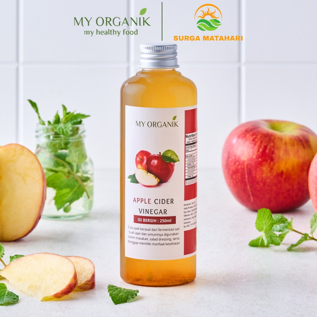 Jual My Organik Cuka Apel Original Organik Apple cider Vinegar With ...