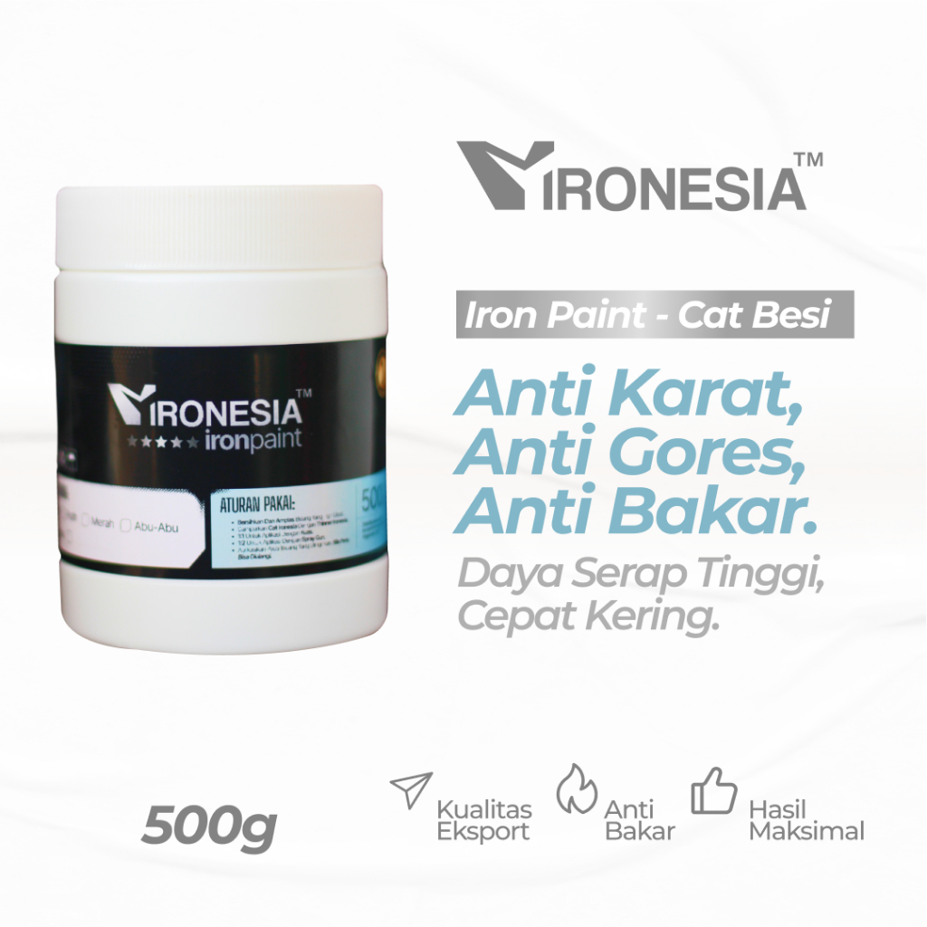 Jual Cat besi Anti Karat Anti gores bisa untuk stainless galvanis ...