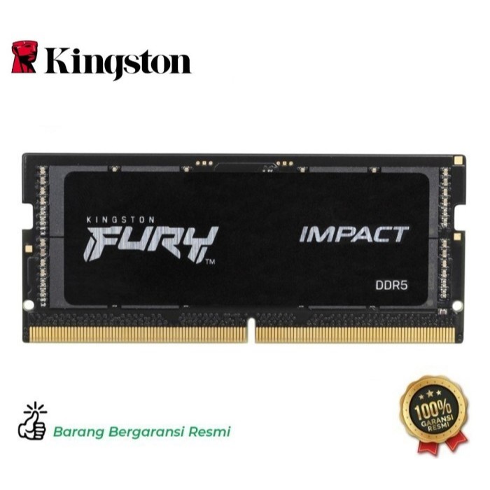 Jual KINGSTON FURY IMPACT SODIMM DDR5 16GB 1x16GB 5600MHz CL40 - KF556S40IB-16 - Memory Laptop ...