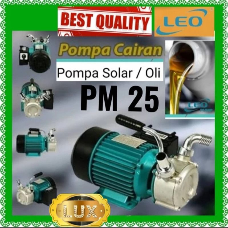 Jual Water pump Pompa oli minyak solar PM 25 (1") model speroni pm 25 ...