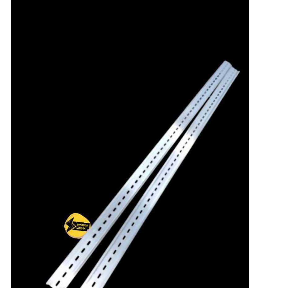 Jual REL RELL MCB ALUMUNIUM 1METER FORT | Shopee Indonesia