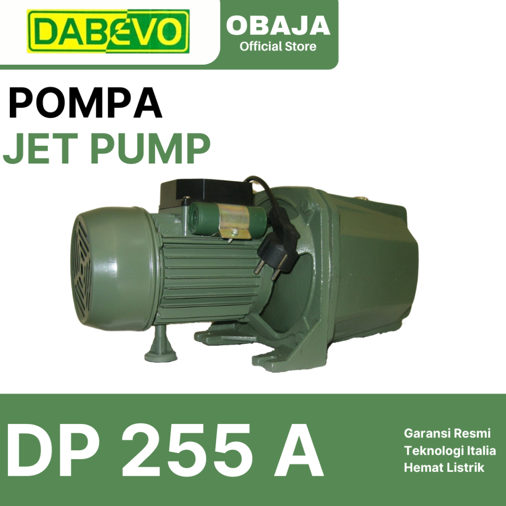 Jual Dabevo Pompa Air Jet Pump DP 255 A Dabevo / Jet Pump 255 A ...