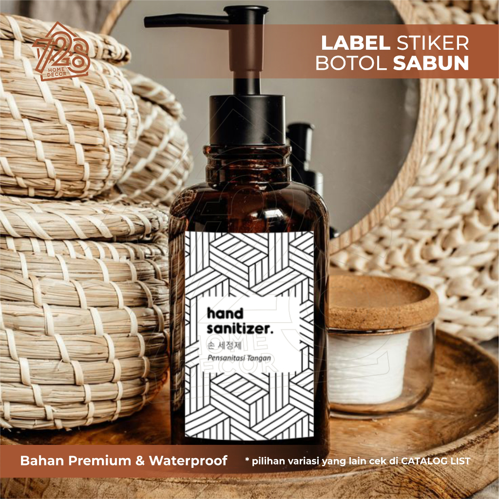 Jual Label Stiker Botol Sabun Best Seller, Anti Air - Waterproof ...